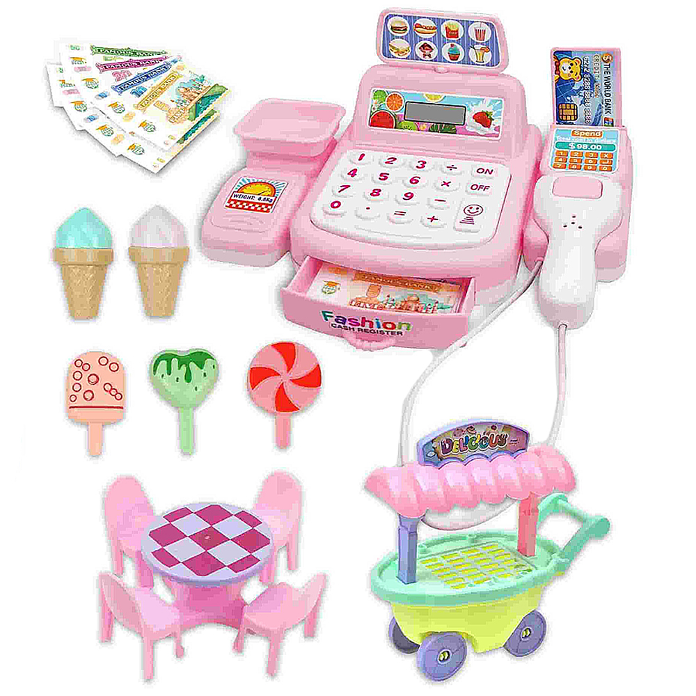 Winston Trading Kids Colorful Children's Ice Cream Supermarket Checkout ...