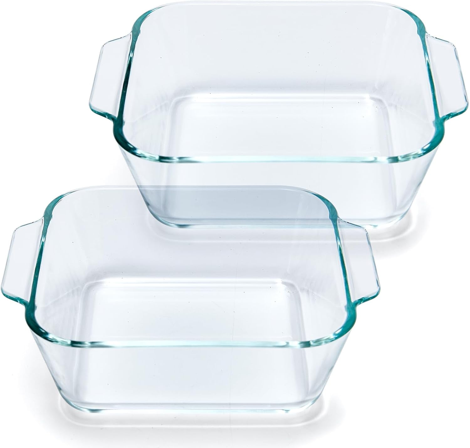 Small Casserole Dishes 2 Pack, 5 Inch Glass Square Baking Dish ...
