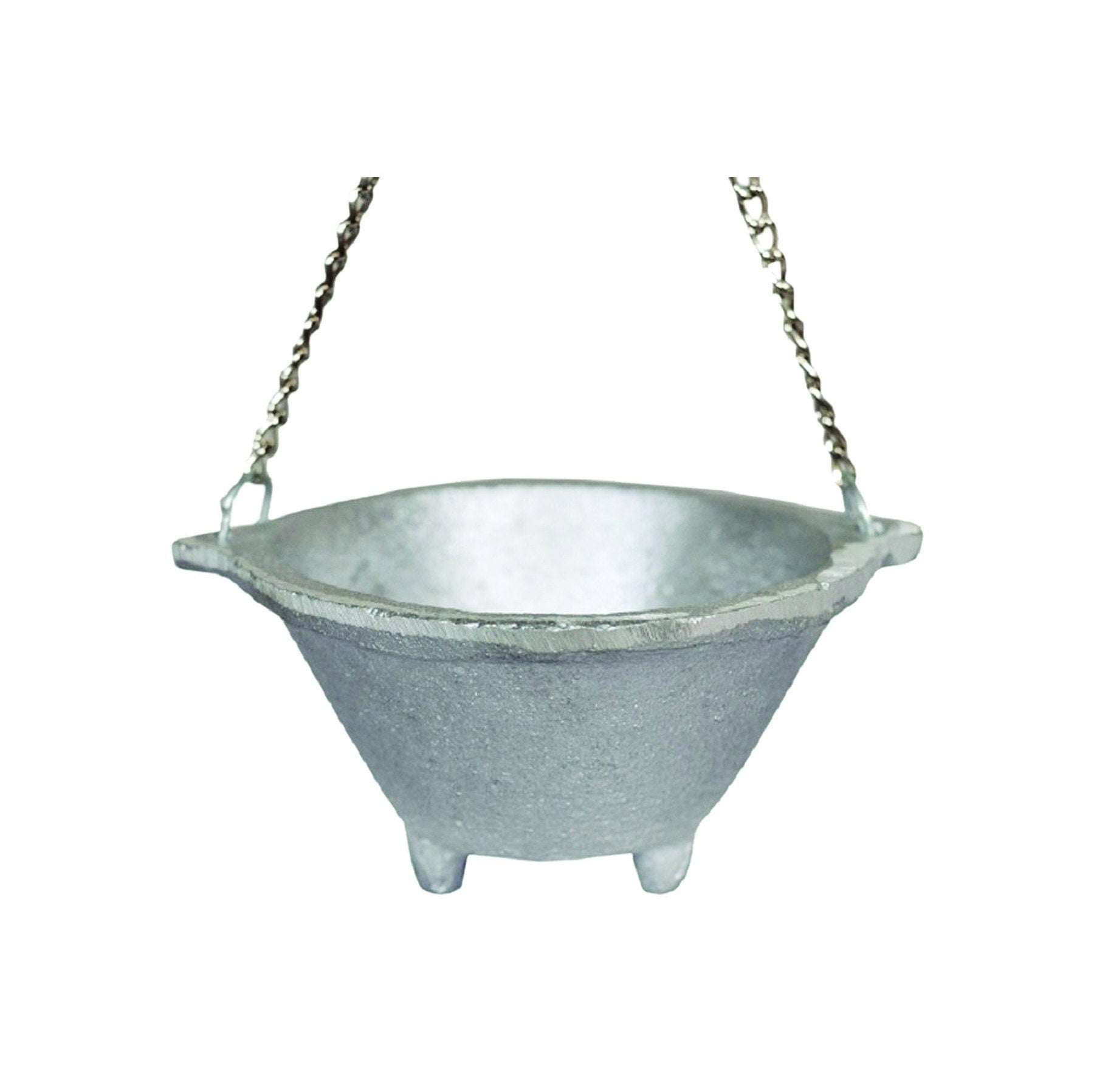 Small Cast Iron Cauldron with Carry Handle for Spells, Smudging, Ritual ...