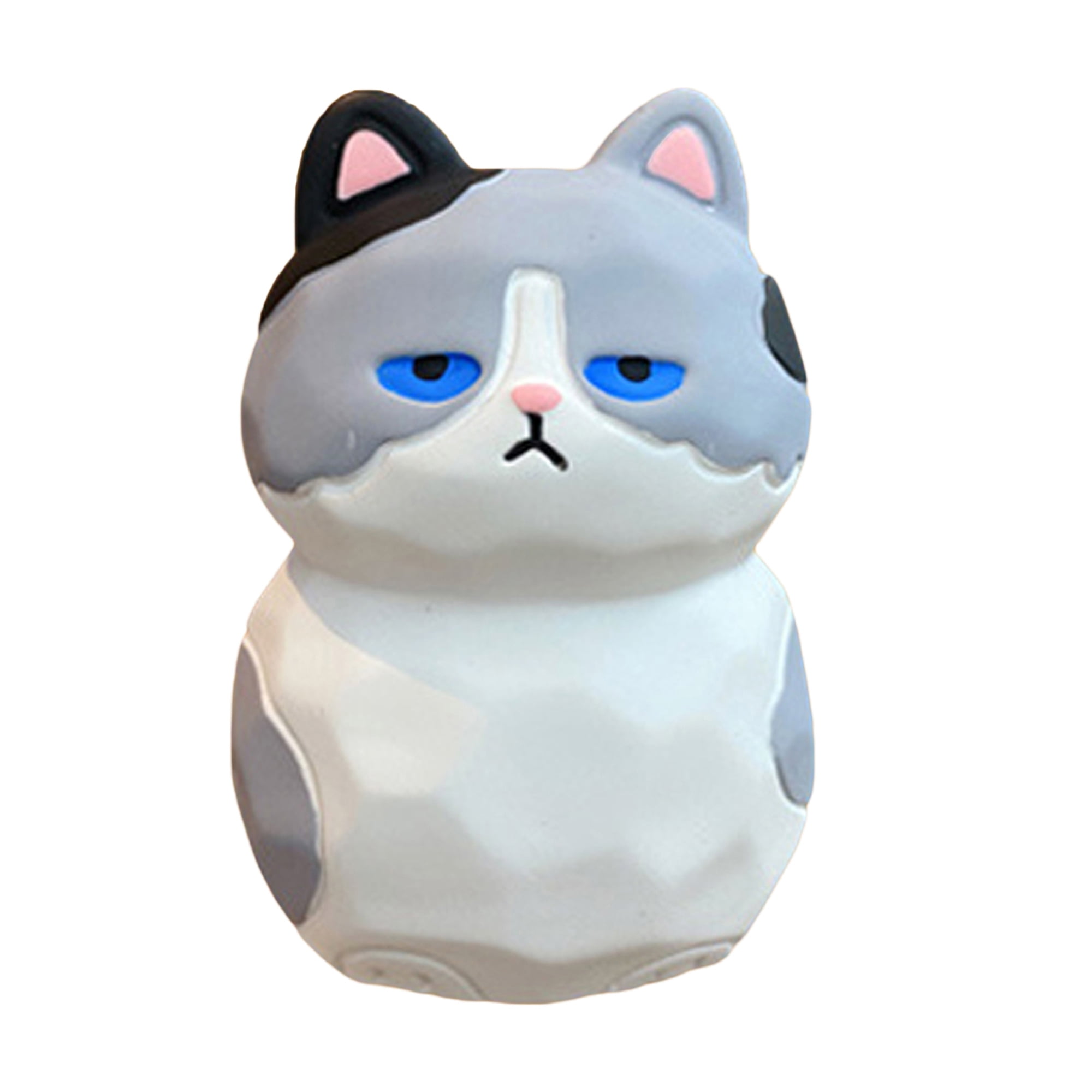 Small Cat Figurines Cute Resin Kitten Car Dashboard Animal Decor ...