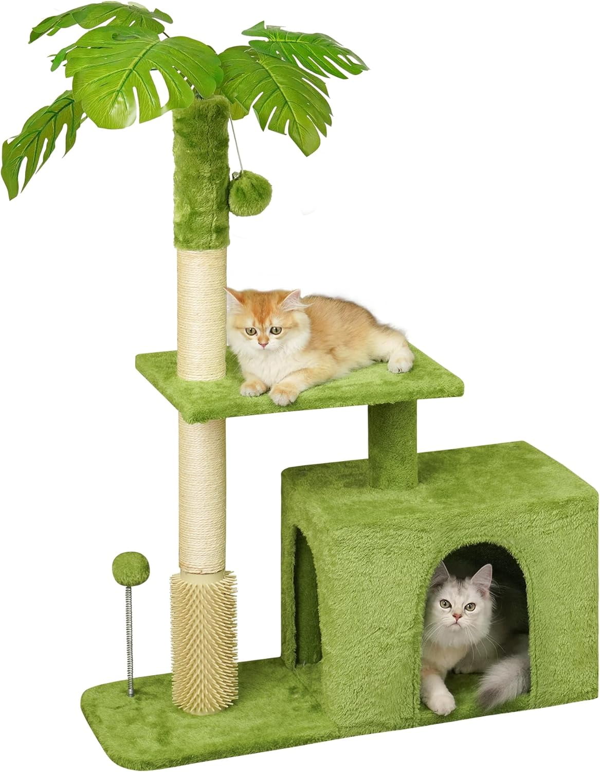 Small Cat Tree with Leaves for Kittens,33