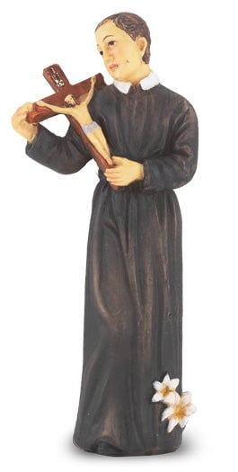 Small Catholic 4" St. Gerard Hand Painted Solid Resin Statue - Walmart.com