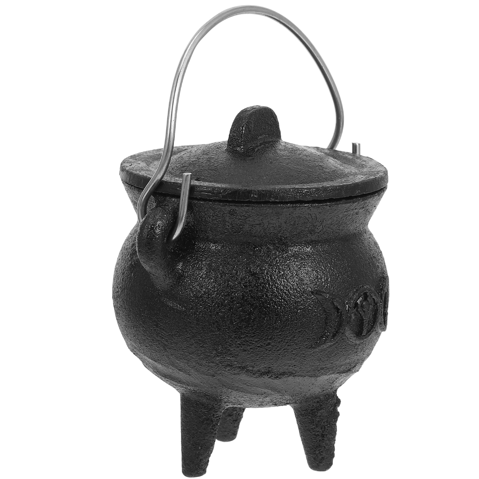 Small Cauldron Cast Iron and Small with Festival Metal Witch Pot and ...