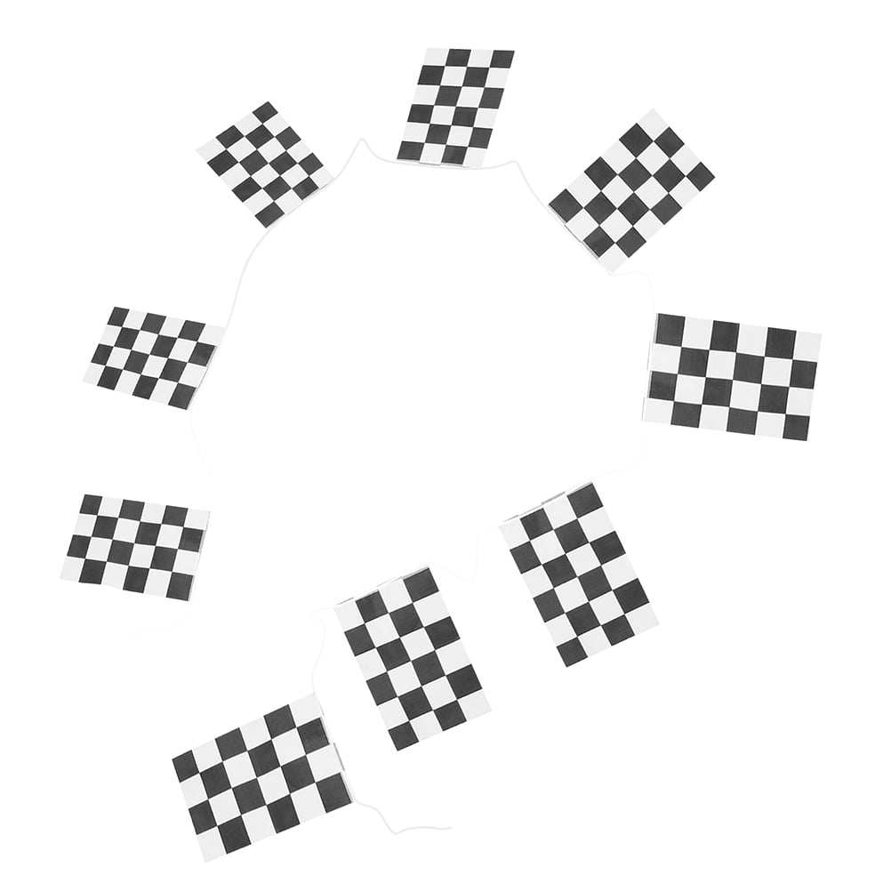 Small Checkered String Flag Race Car Flag Hand Held Race Flag Racing ...