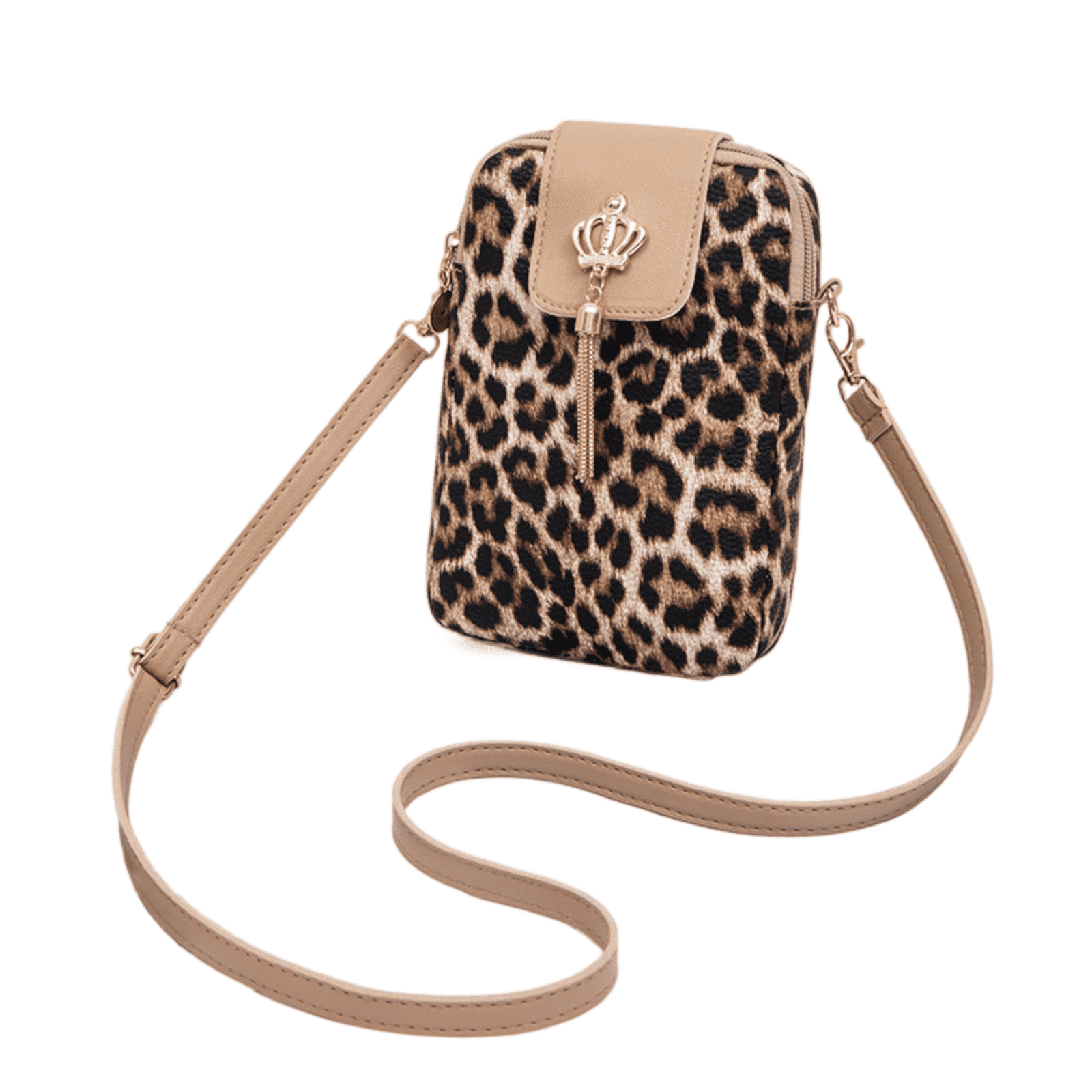 Small Cheetah bag for Women - Women's Leopard Tassel Shoulder Crossbody ...