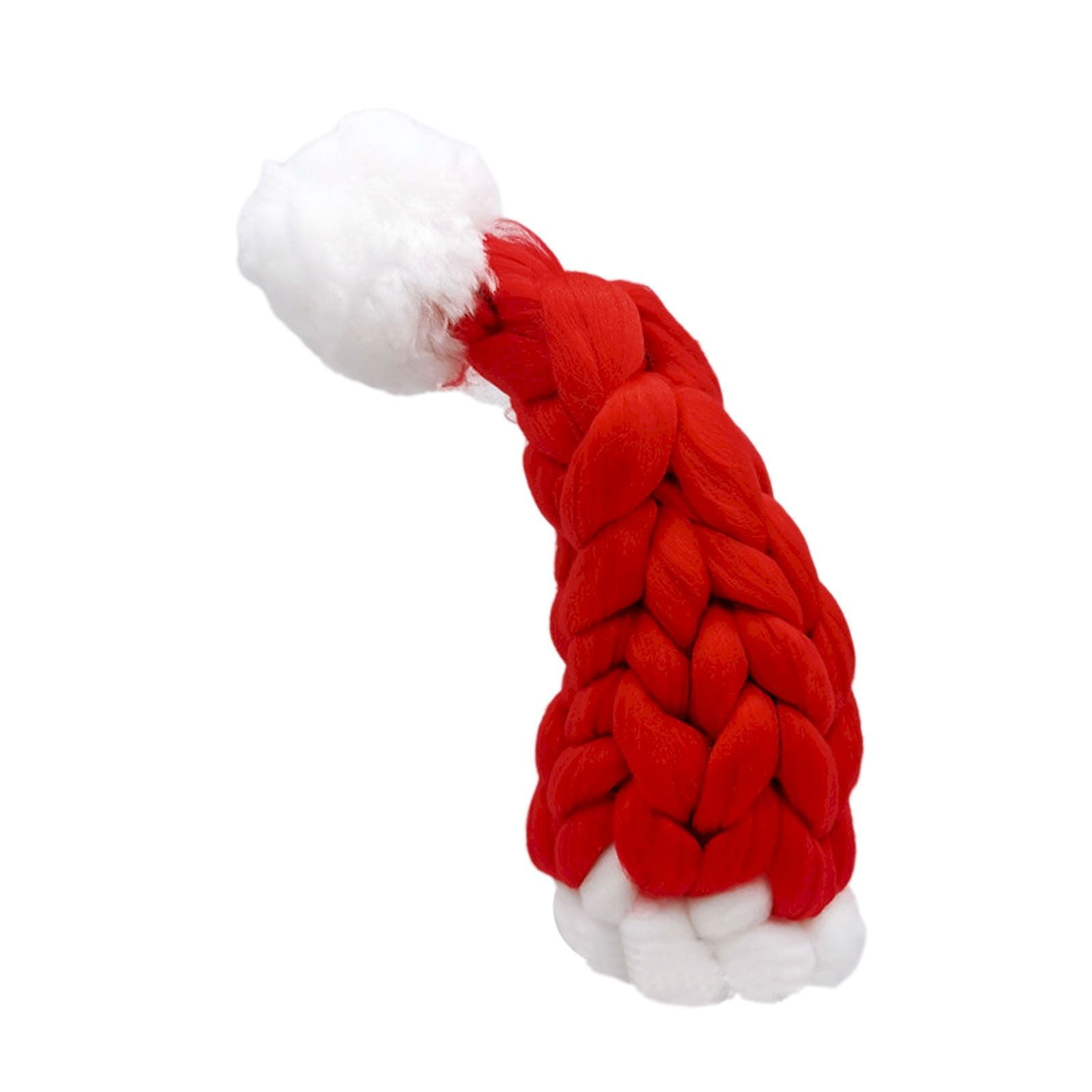 Small Chunky Knit Santa Hat Christmas Tree Topper Bottle Topper Chunky ...
