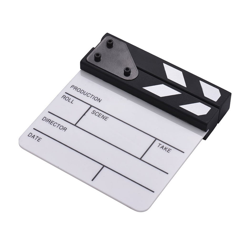 Small Clapperboard Acrylic Clapper Board for Film Production and Video ...