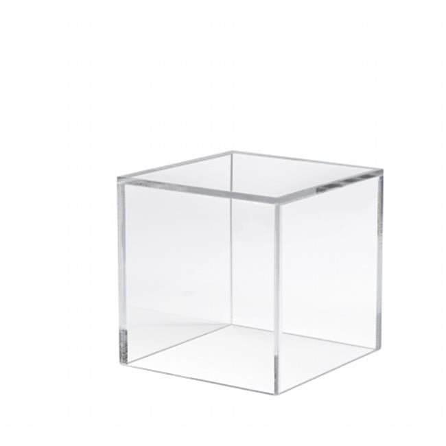 Small Clear Acrylic Counter Top 6 in. Square Display Cube (Pack of 12 ...