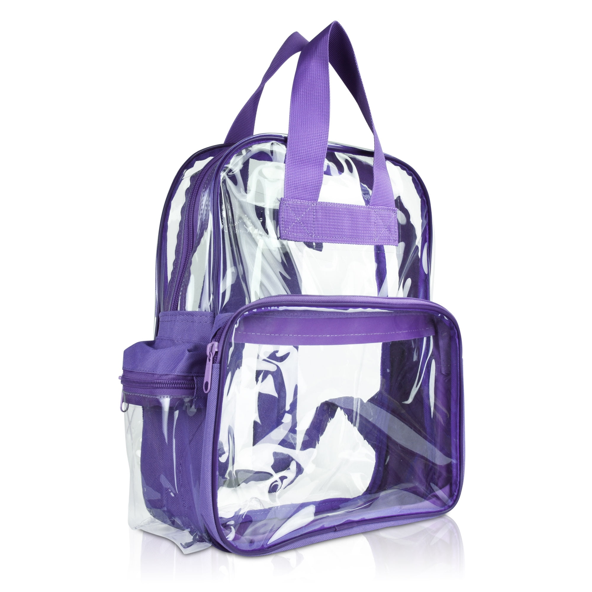 Small Clear Backpack Transparent PVC Security Security School Bag in ...
