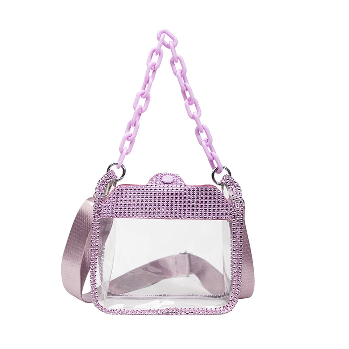 Small Clear Bag Stadium Approved, Clear Purses for Women Stadium ...