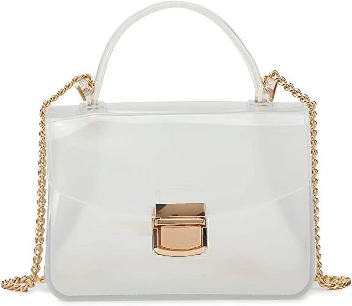 Small Clear Bag for Women See through Transparent Clutch Crossbody ...