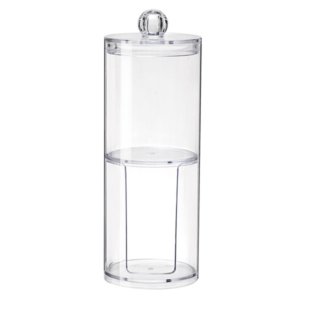 Small Clear Containers Cotton Balls Swab Storage Box Acrylic - Walmart.com