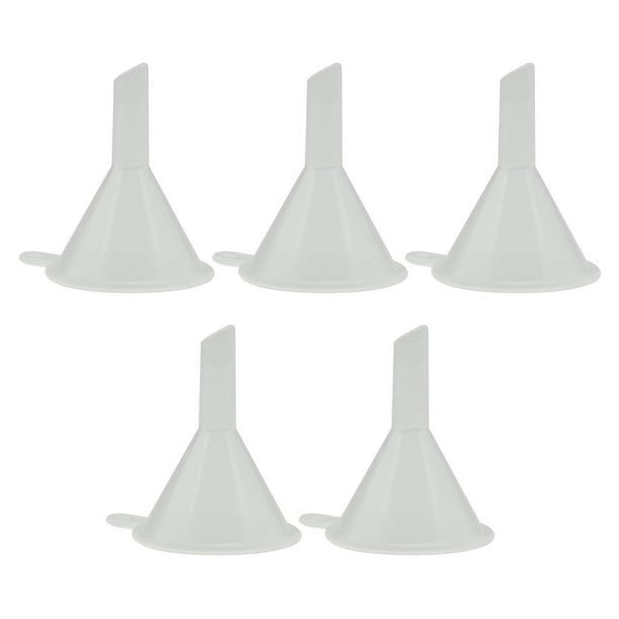 Walmart Mini Plastic Funnels (5Pack), Clear, Leak Proof, for Bottle ...