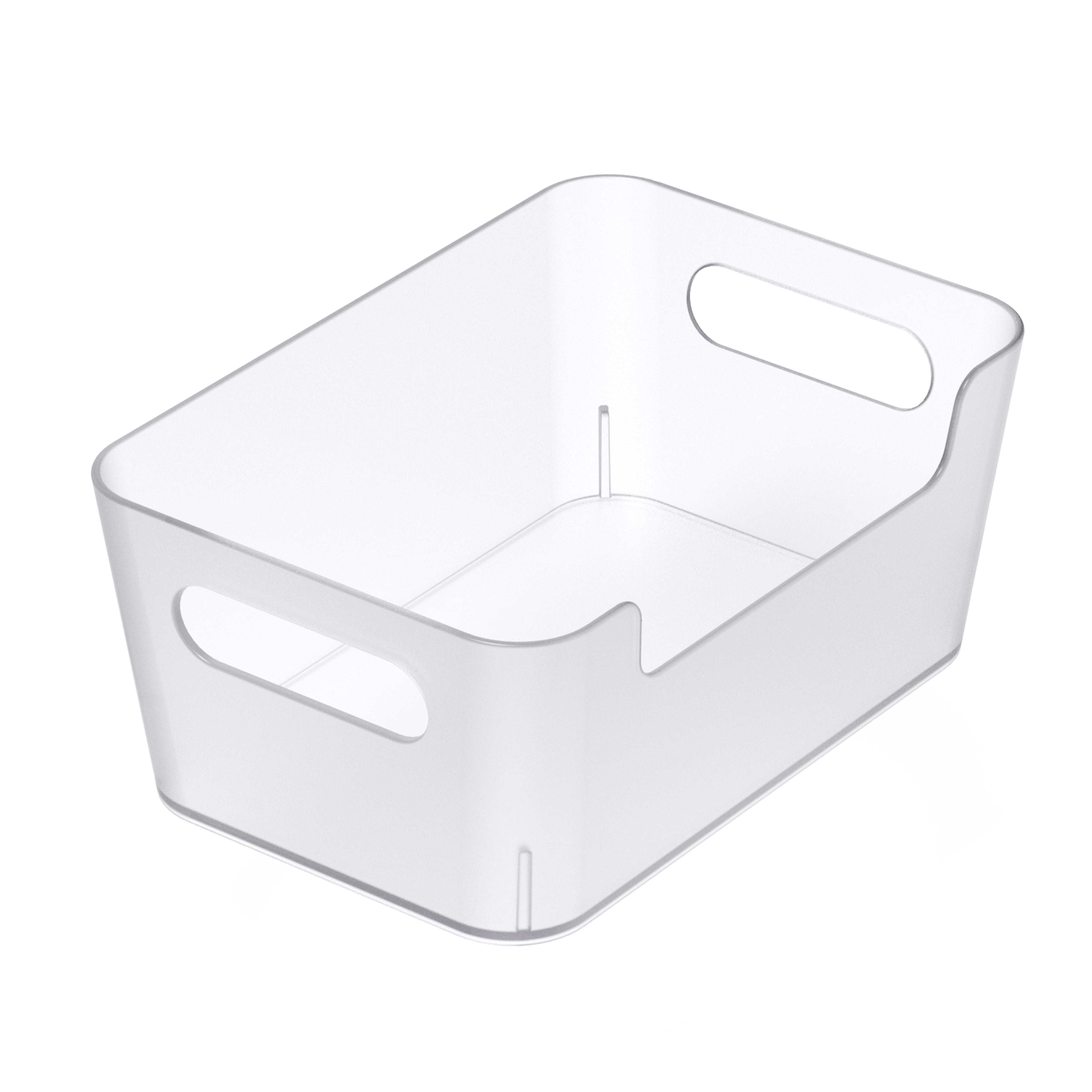 Small Clear Open Storage Bins by Simply Tidy – 8" x 5" Plastic ...