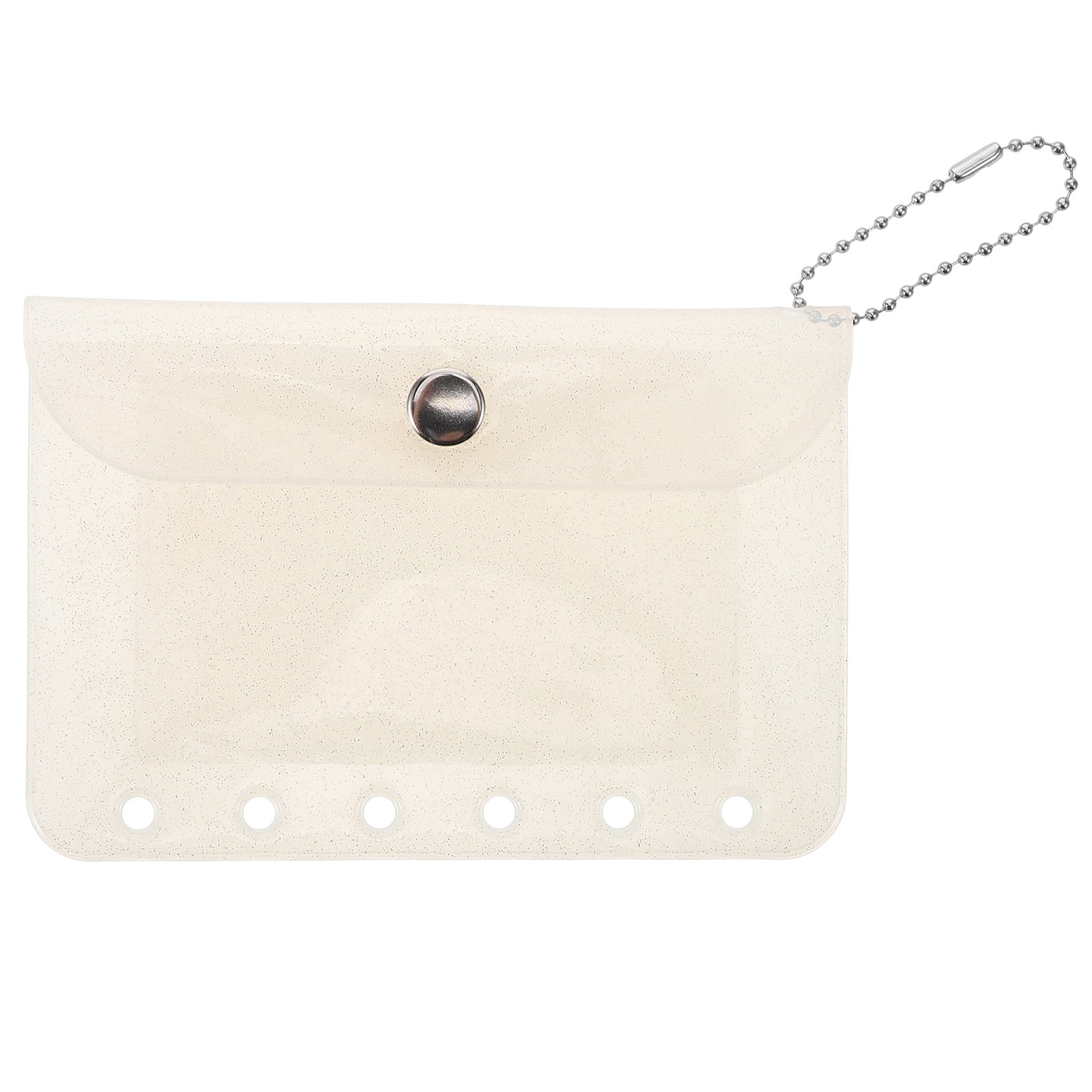 Small Clear Plastic Keychain Card Holder Transparent A7 Size Bag Case ...