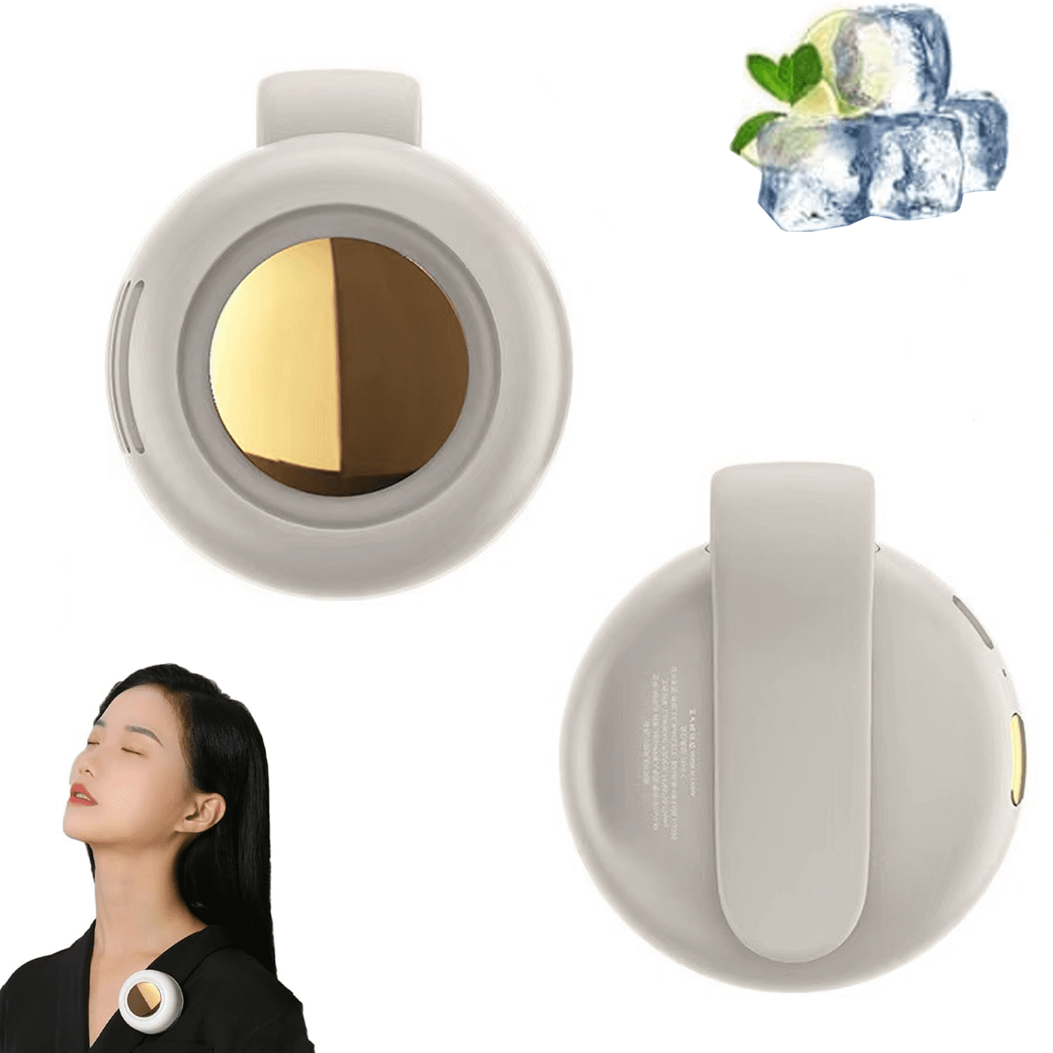 Docreld Small Clip Fan,Mini Fan Clip On,Mini Whirlwind Fan for Waist ...