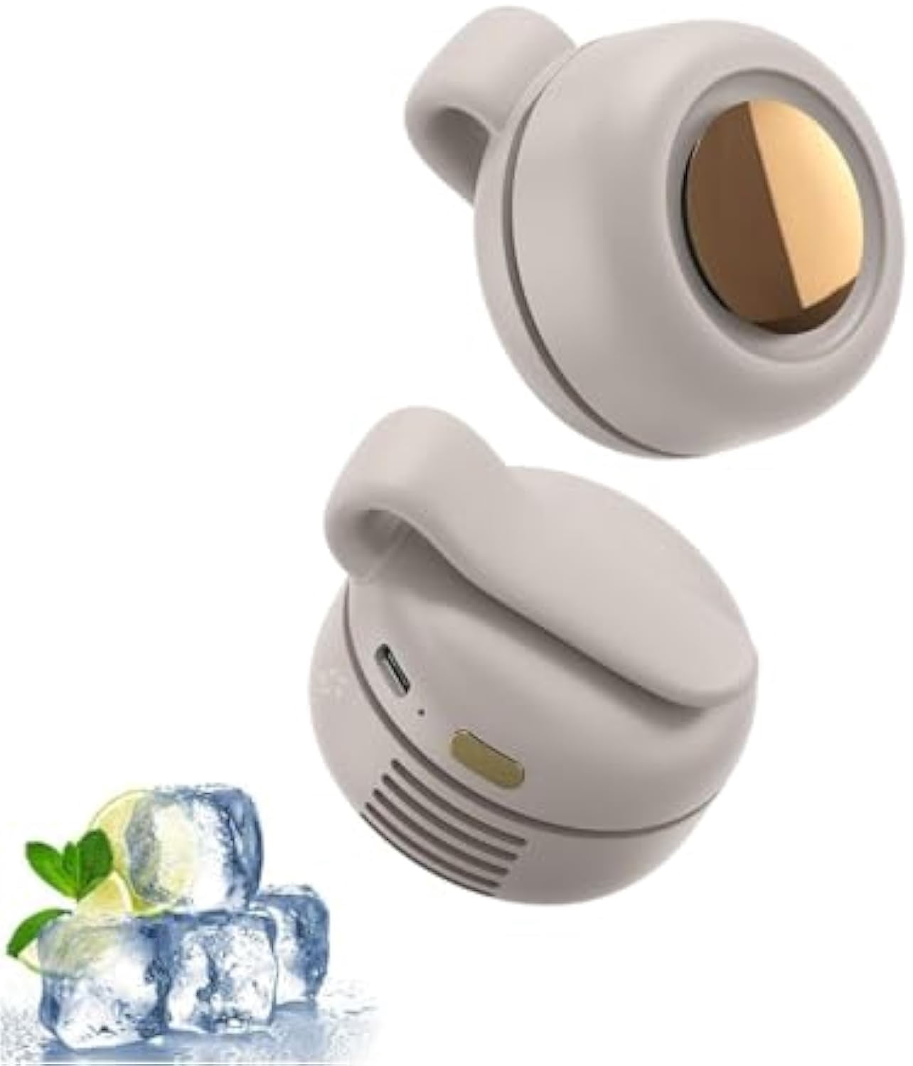 Small Clip Fan, Portable Silent Mini Bladeless Fan Clip On, 3 Speeds ...