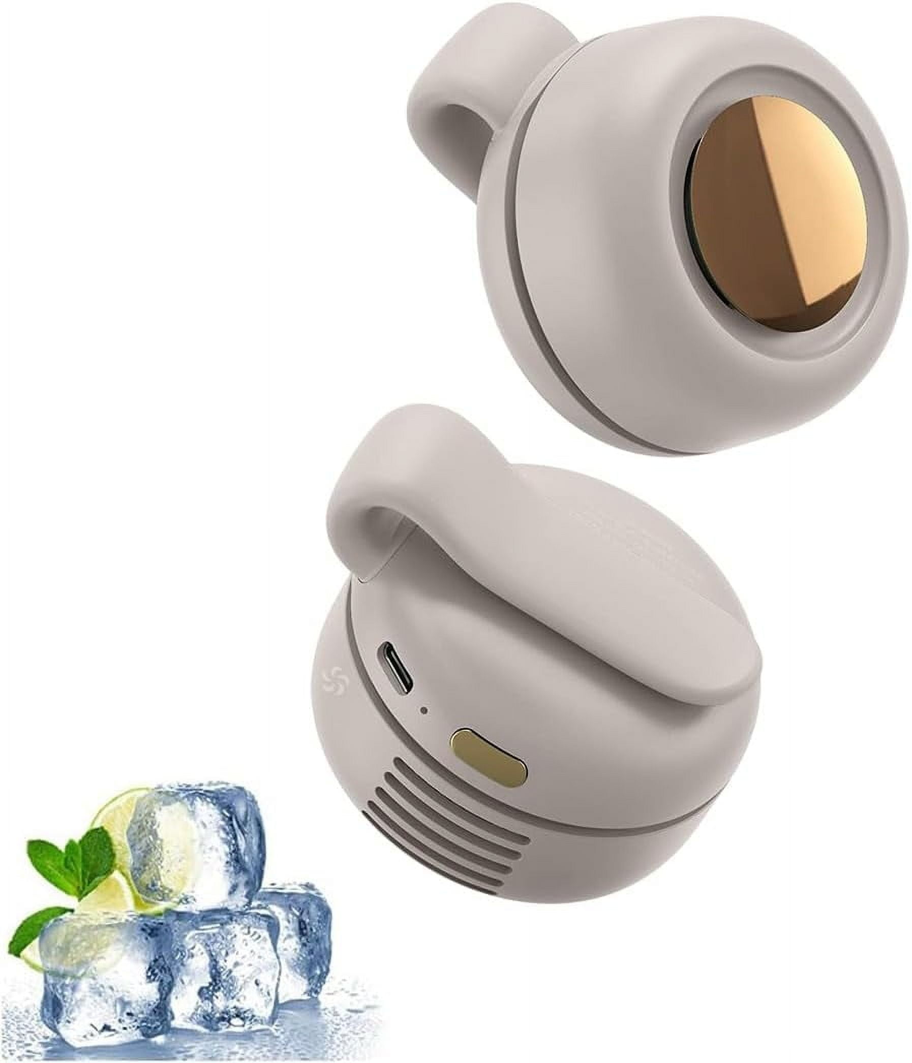 Small Clip Fan, Portable Silent Mini Bladeless Fan Clip On, 3 Speeds ...