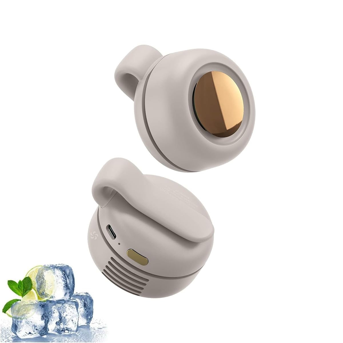 Small Clip Fan, Portable Silent Mini Bladeless Fan Clip On, 3 Speeds ...