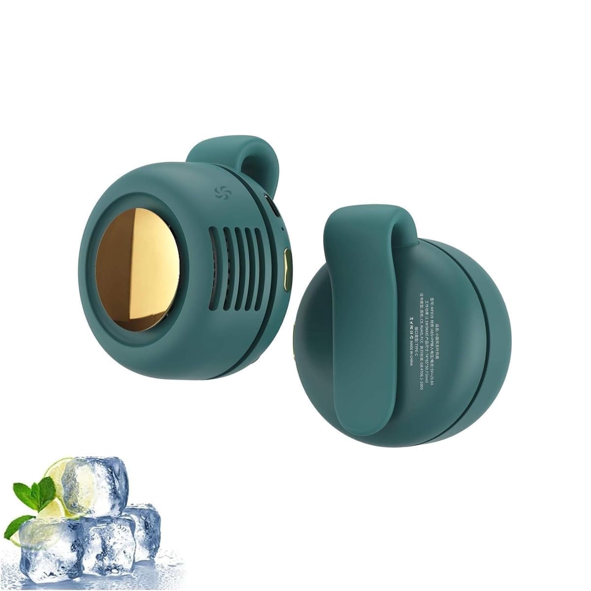 Small Clip Fan, Portable Silent Mini Bladeless Fan Clip On, 3 Speeds ...