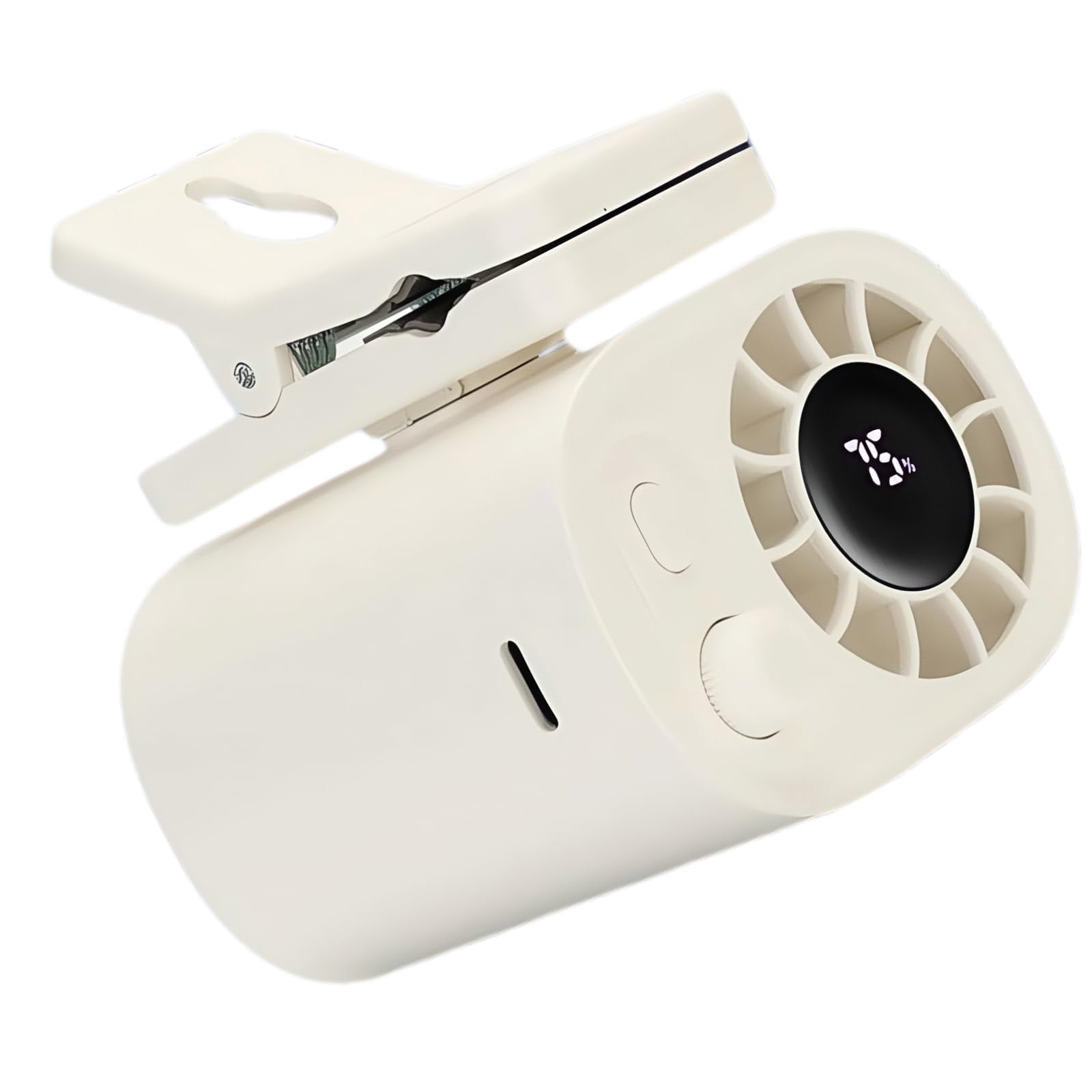 Small Clip on Fan Portable USB Mini Fan 2025 Upgrade,0-100 Speed ...