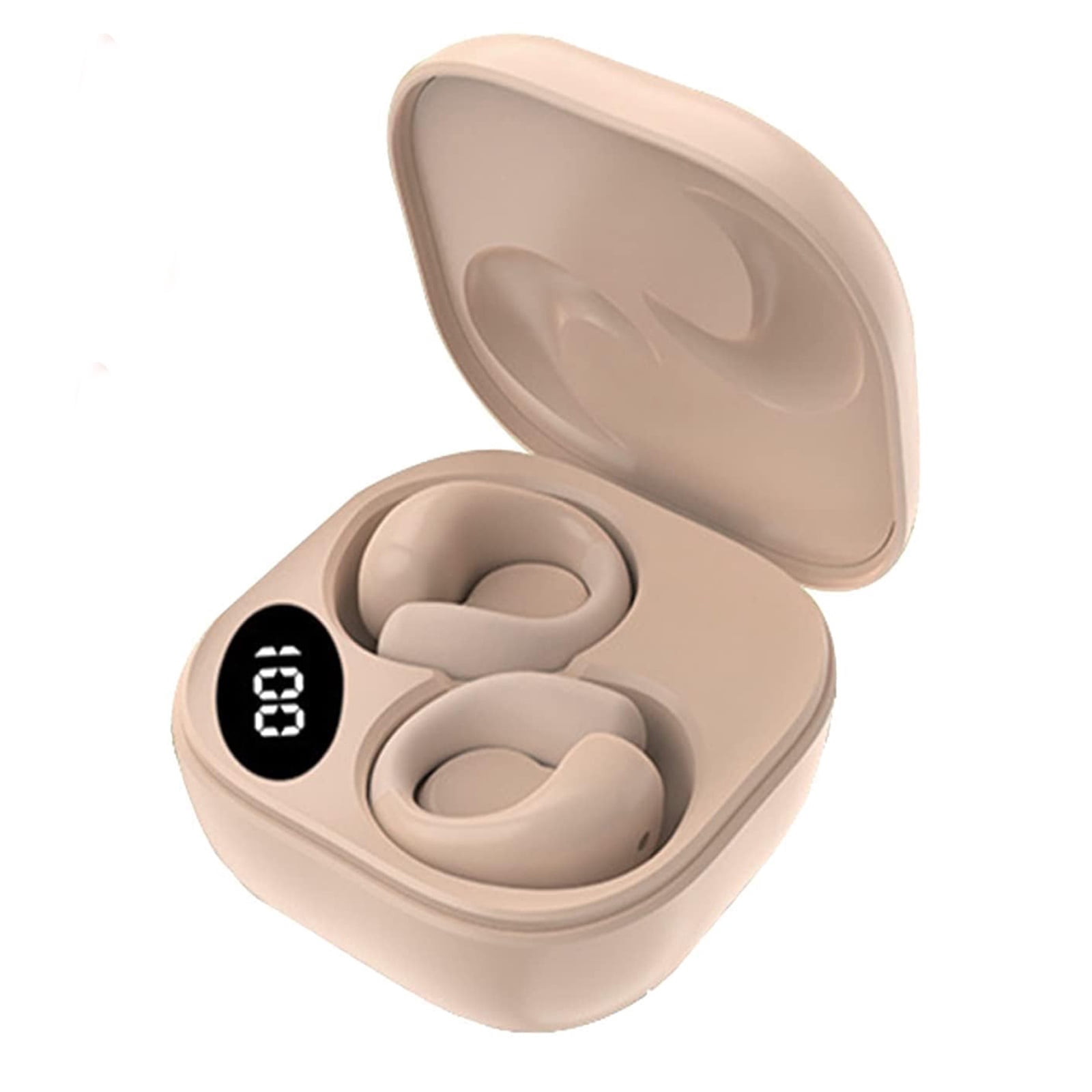 Small Clip On Open Ear Headphones Wireless Bluetooth Ear Clip Bone ...