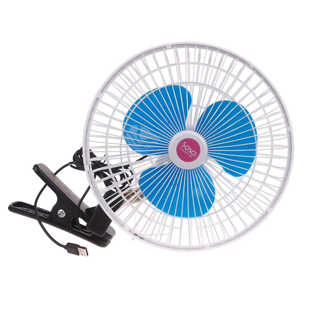 Small Clip on Fan USB Fan Powerful Personal Desktop Table Fan Clip USB ...