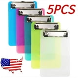 5Pcs Plastic Colorful Mini Clipboard Pretty Cute Clipboard Memo Size ...