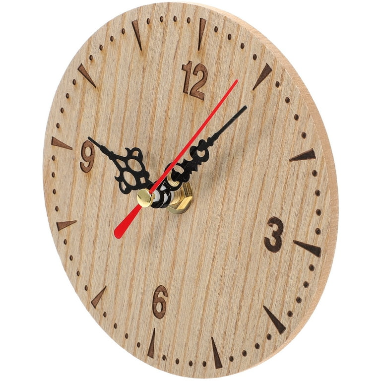 Small Decorative Wall Clocks Kesin Wooden Wall Clock 12 Inch Silent