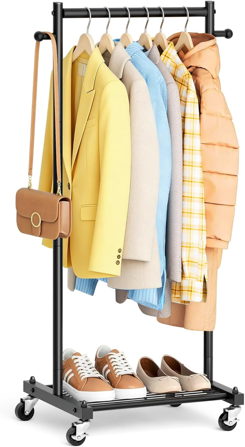 Small Clothing Racks for Hanging Clothes 45" Short Clothes Rack with ...