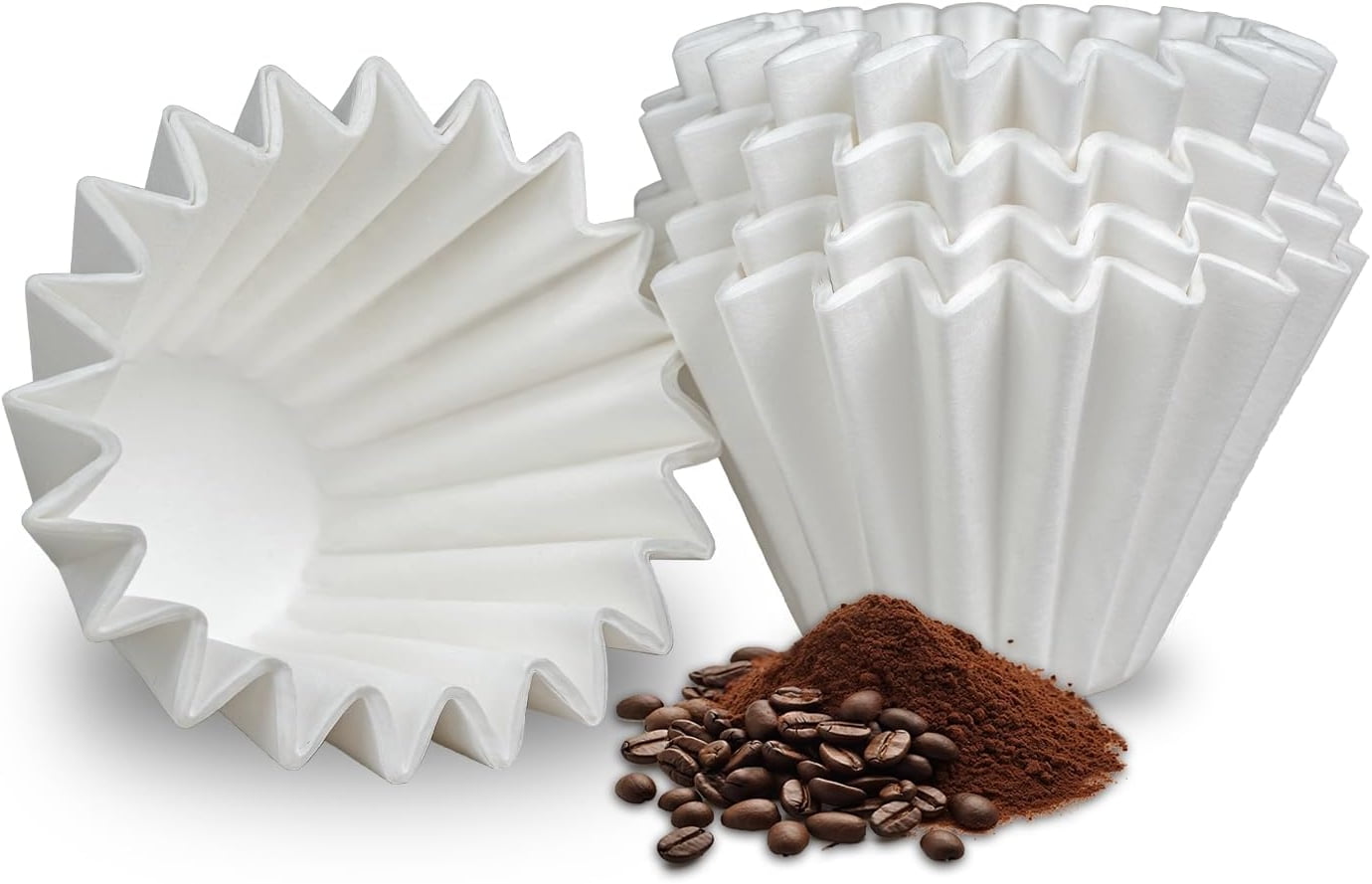 Small Coffee Filters, Disposable Basket Coffee Filter Paper, Compatible ...