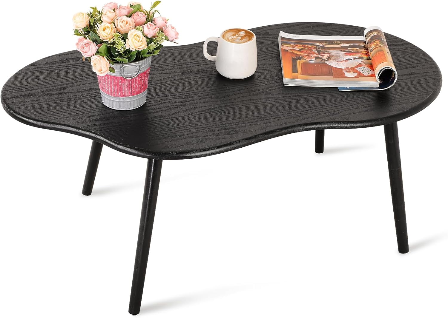 Small Coffee Table Black Cloud Coffee Table for Small Spaces Modern ...