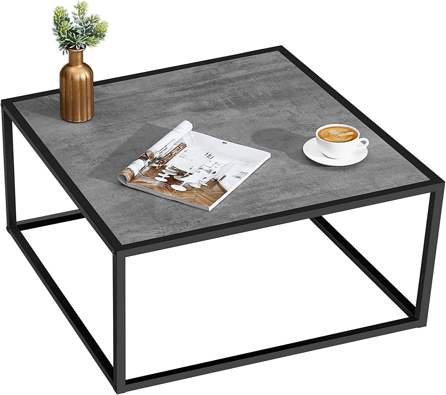 Coffee Table Small Square Coffee Table Simple Modern Center Table for ...