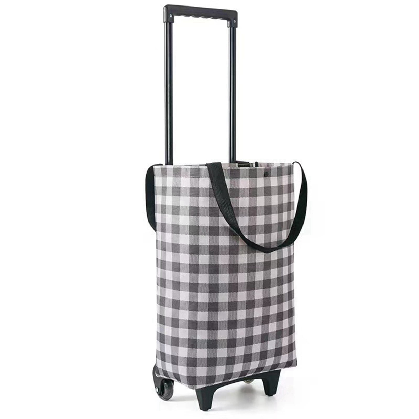 Small Collapsible Shopping Cart,Shopping Cart with Wheels,Folding ...