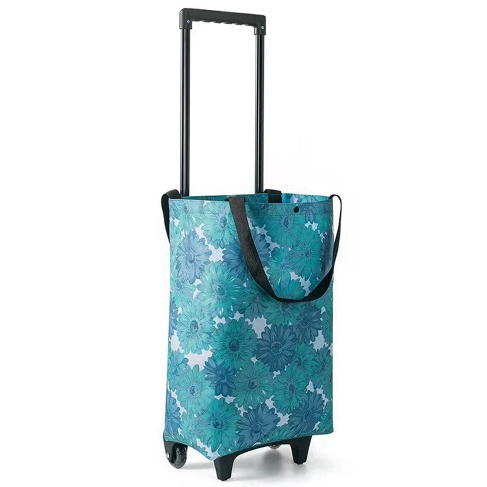 Collapsible Shopping Cart Folding Portable Bag, Telescopic Storage Bag ...
