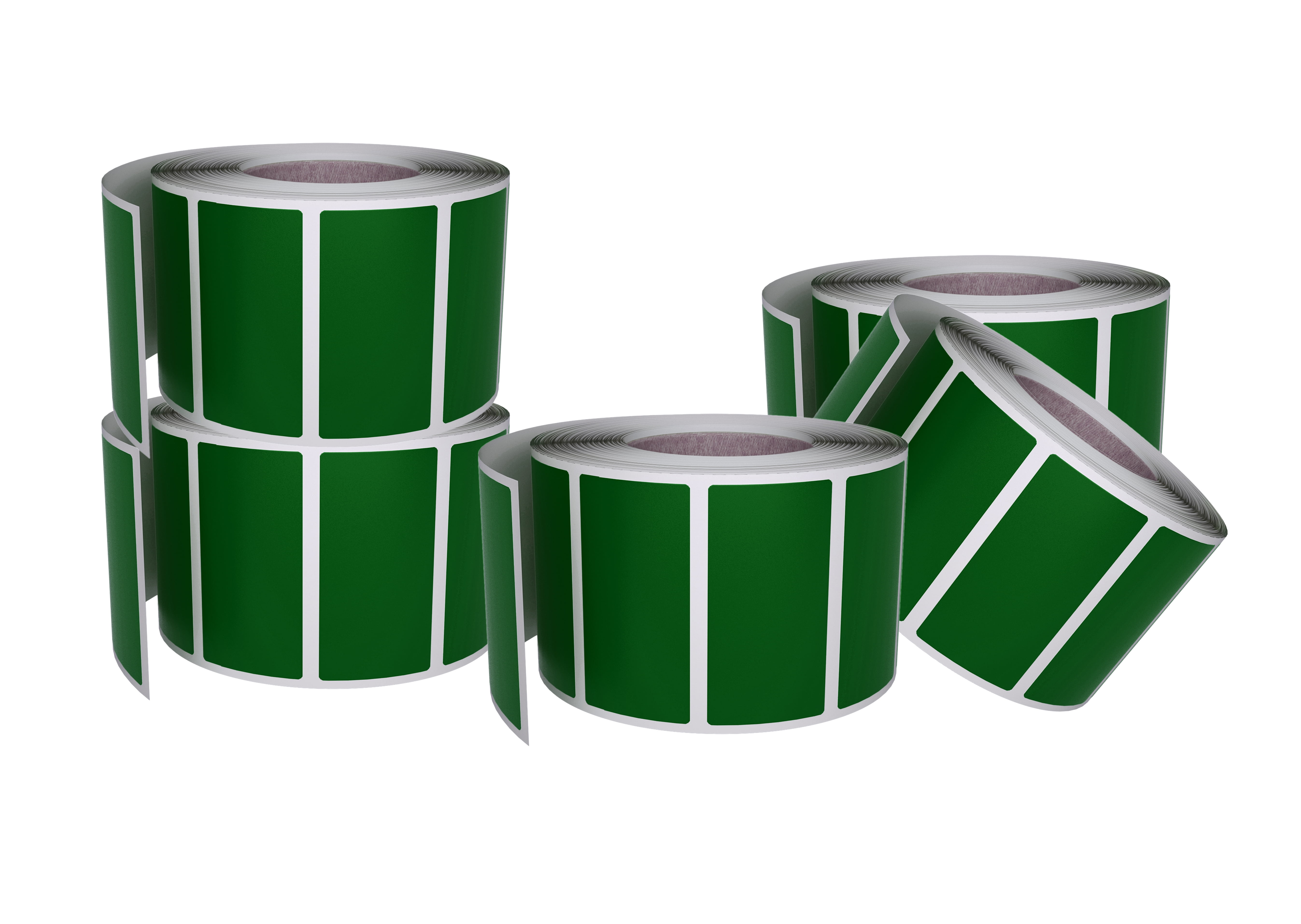 Small Color-Coding Label Roll 40mm x 19mm, 5 Rolls- 2500-Pack ...