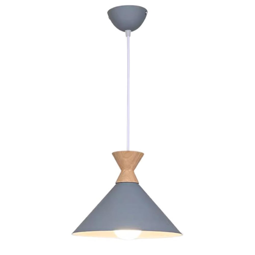 Small Colorful Wood Metal Pendant Light Fixture for Over Kitchen Sink ...