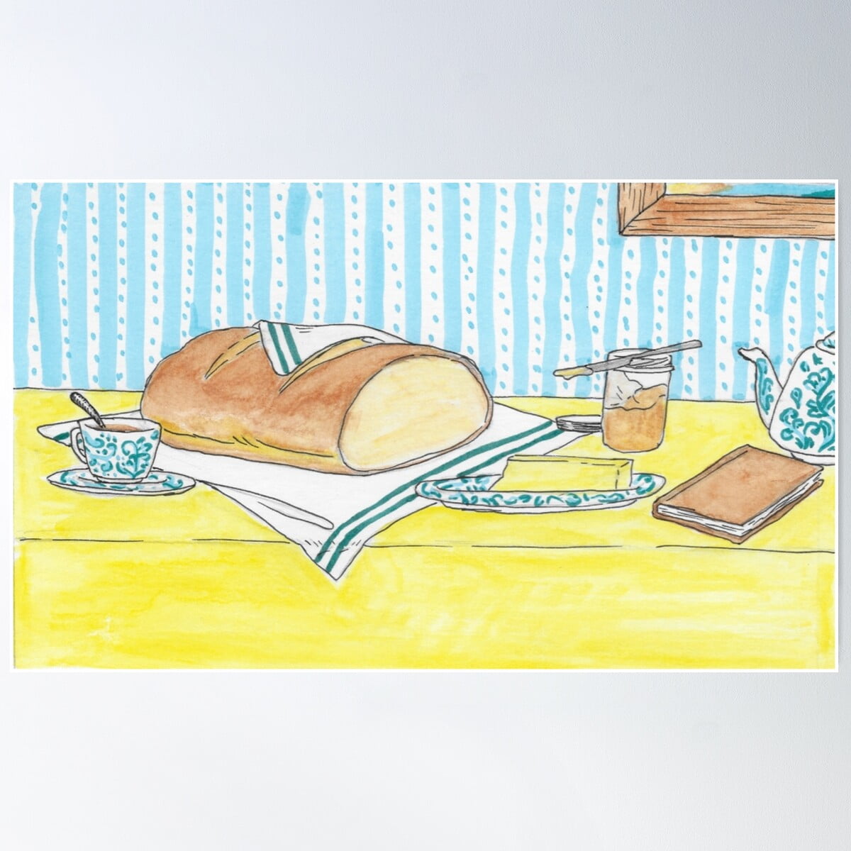 Small Comforts Poster Wall Art, Modern Wall Decor For Living Room ...