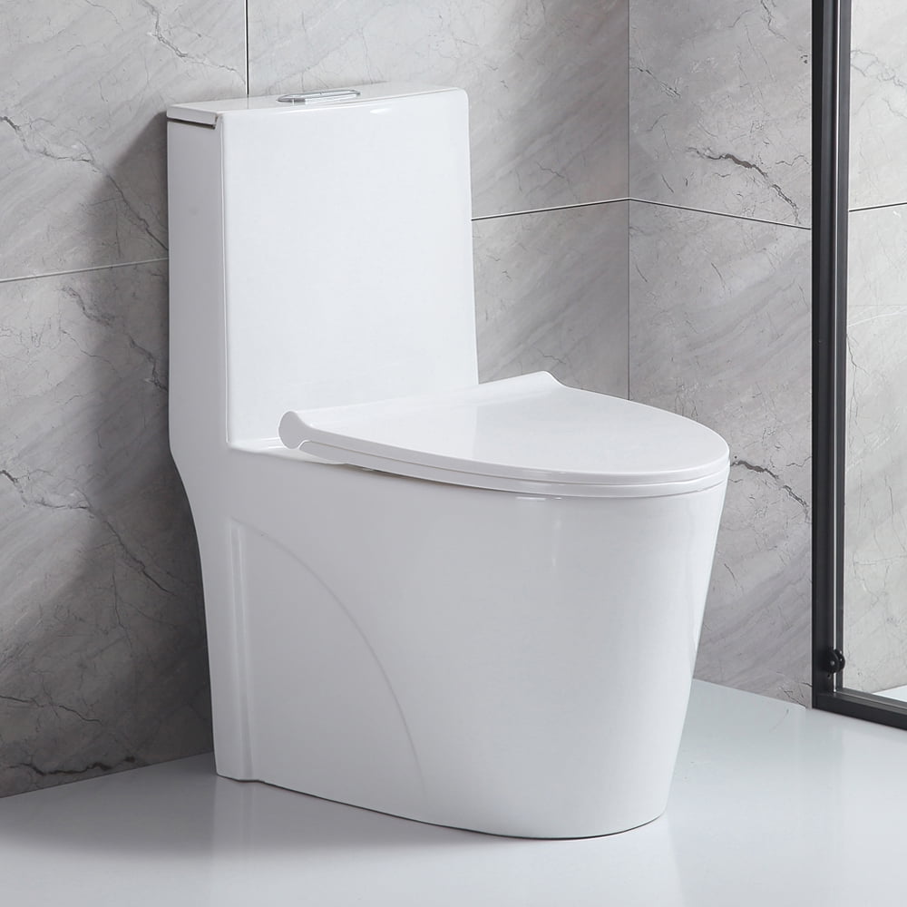 Small Compact One Piece Toilet Dual Flush - Walmart.com