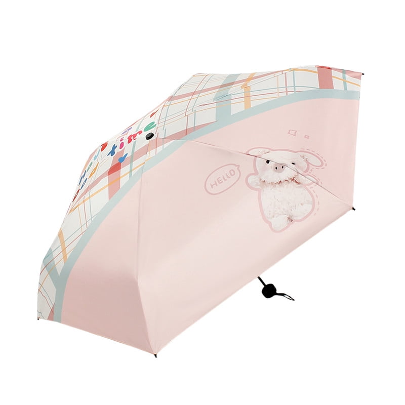 Small Compact Travel Umbrella Sun 5 Folding Mini Windproof Umbrella ...