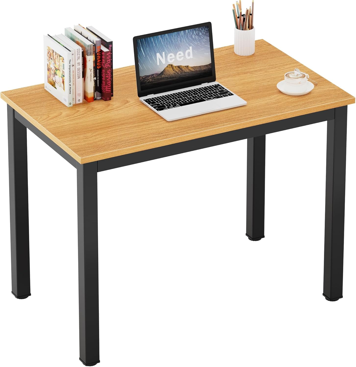 Small Computer Desk 31-1/2'' Sturdy and Heavy Duty Writing Desk for ...