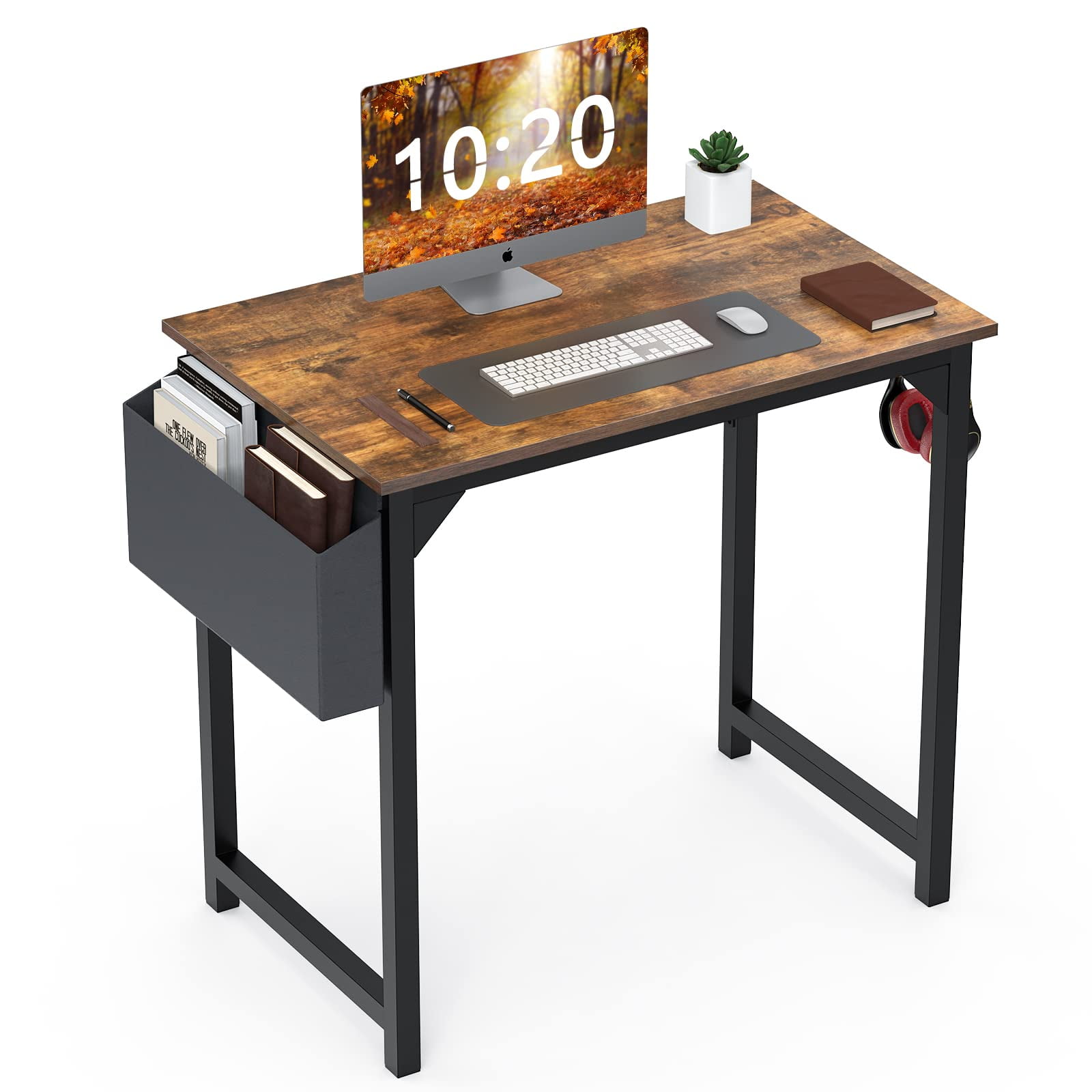 Small Computer Desk 31 Inch Small Office Desk Writing Home Small Space ...
