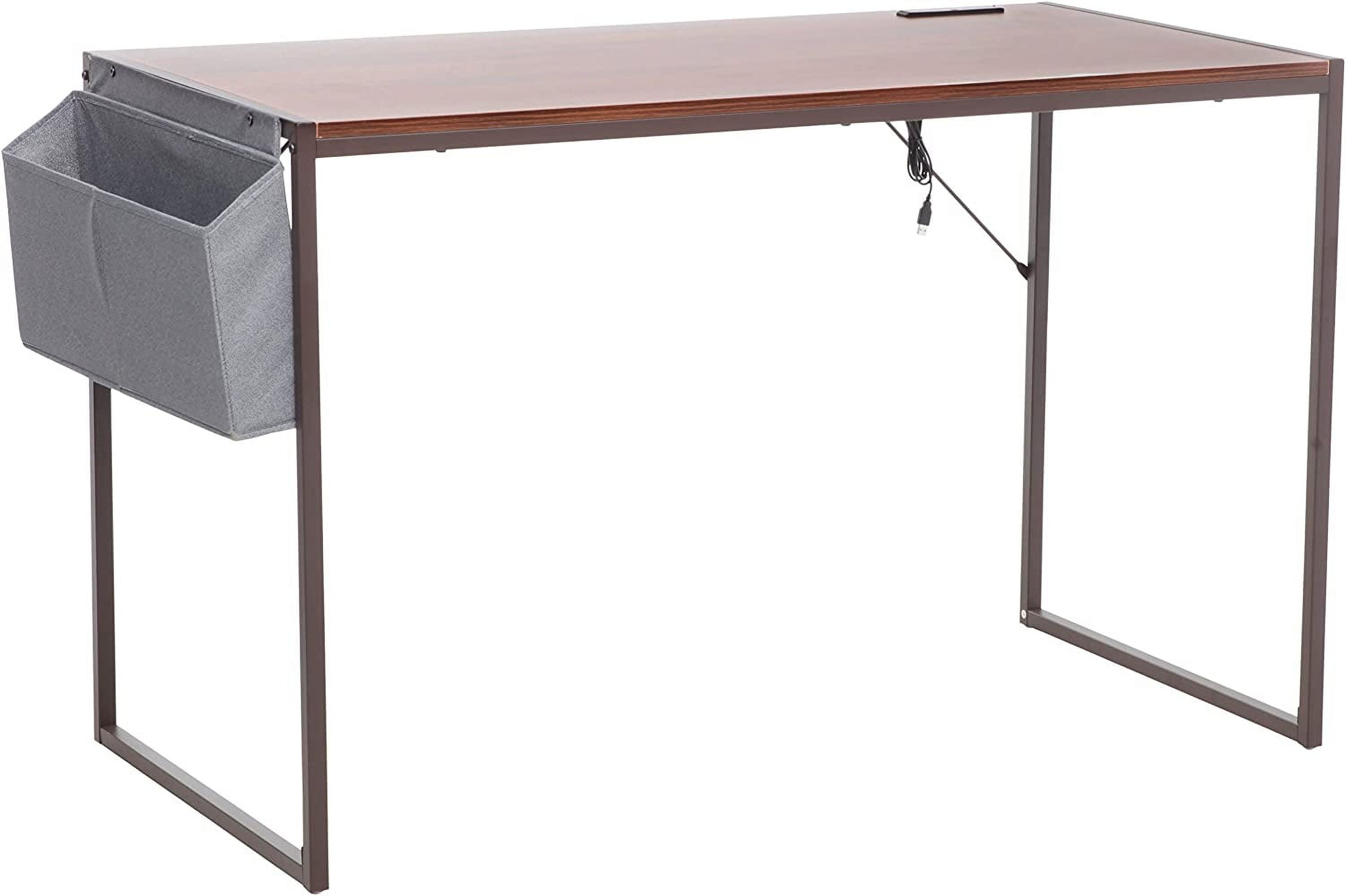 Small Computer Desk Simple Style Writing Desk for Small Spaces 40 Inch ...