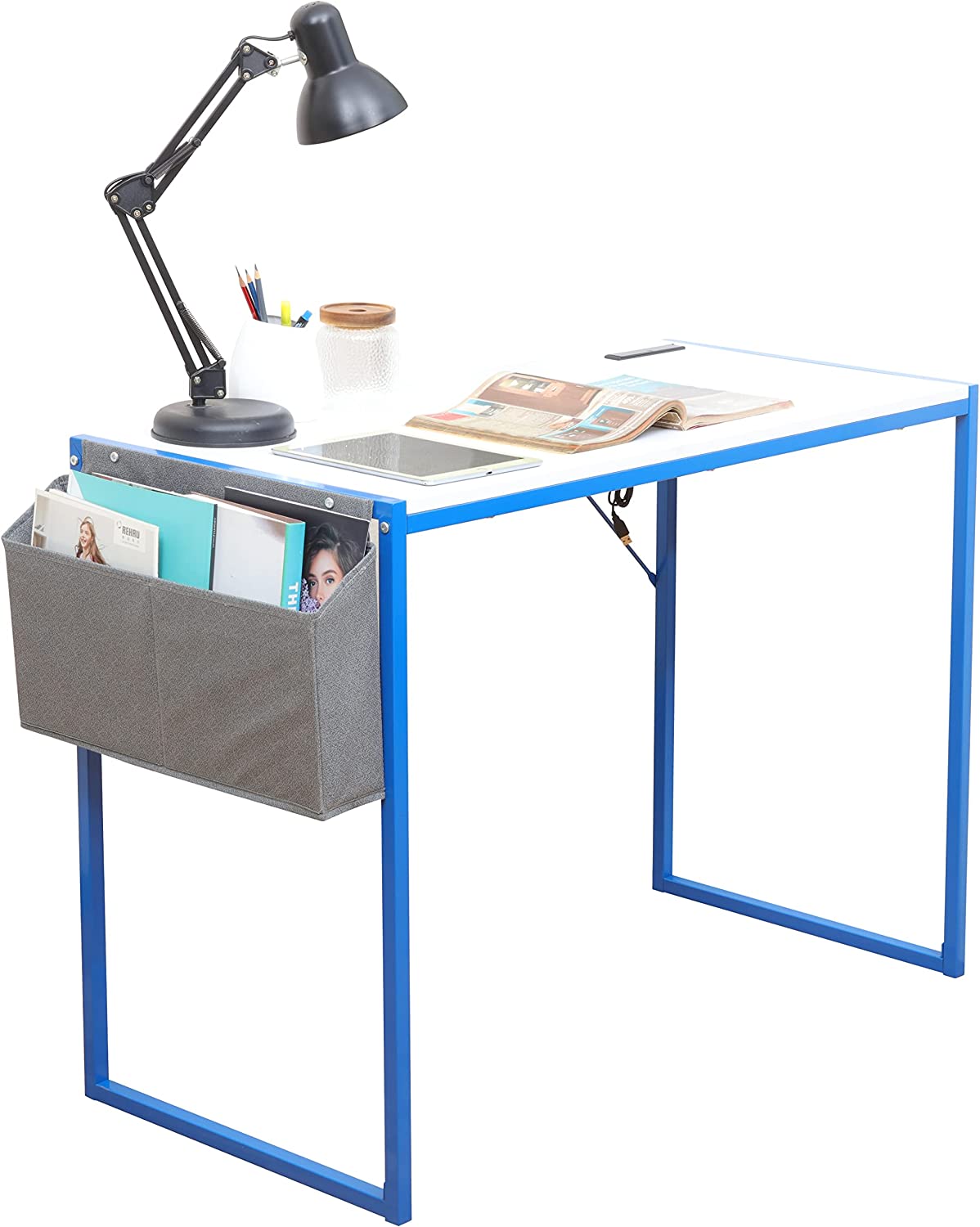 Small Computer Desk Simple Style Writing Desk for Small Spaces 40 Inch ...