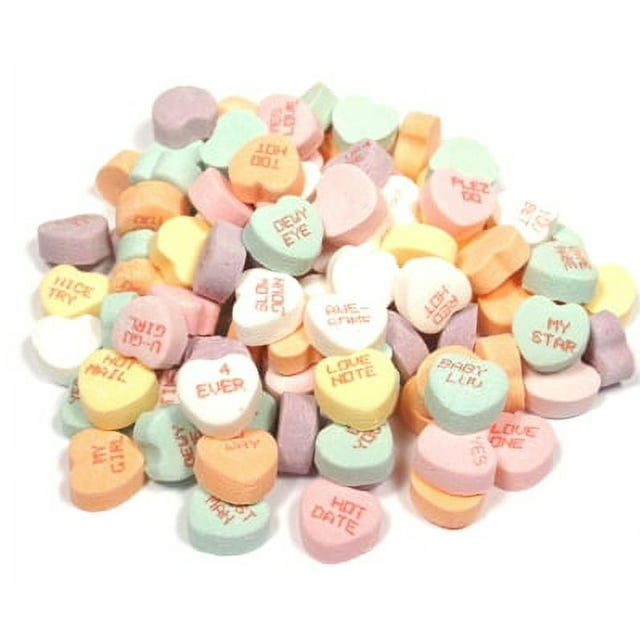 Small Conversation Hearts 1 lb Bulk Candy Bag for Valentine's Day ...
