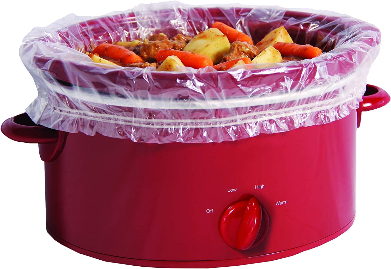 Small Cooker Liners - Disposable Liners with Sure Fit Band for Snug Fit ...