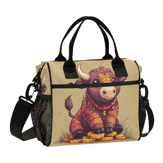 Small Cooler Bag Lunch Bag Portable Meal Bag Work Meal Bag Outdoor Meal ...