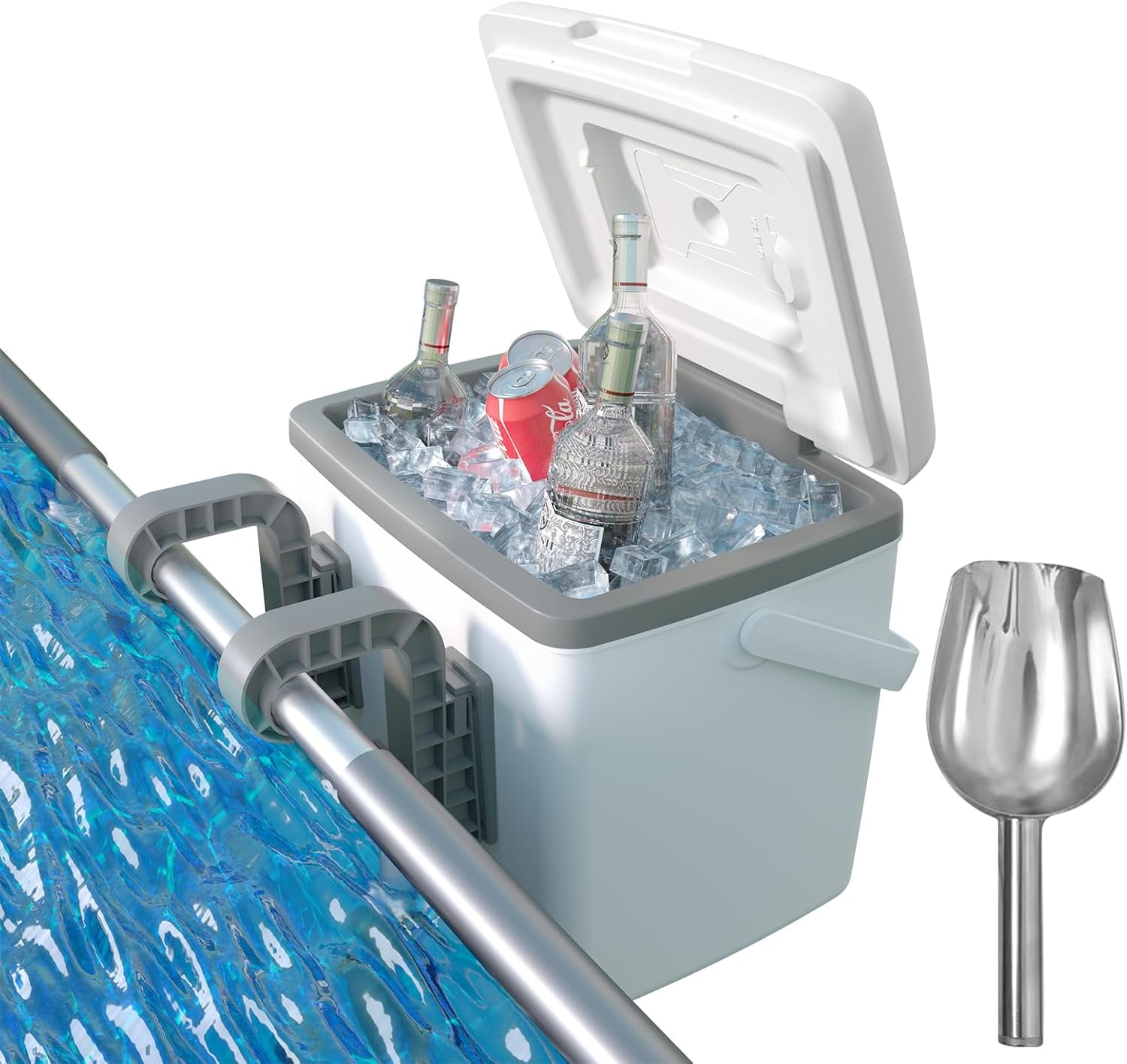 Small Coolers Hard Shell for Above Ground Pools Accessories,Portable ...