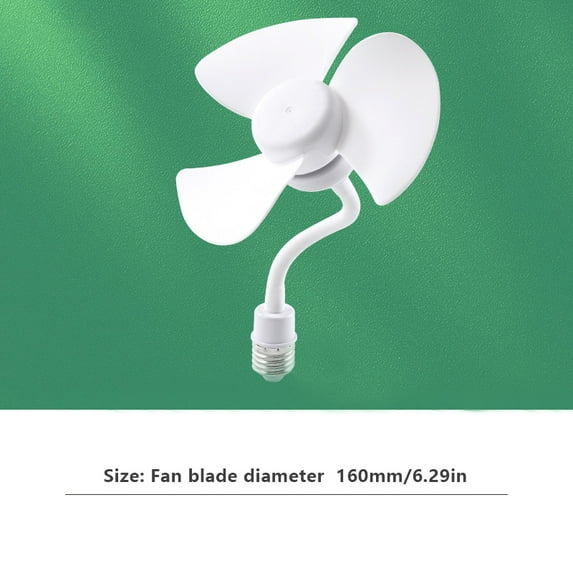 Small Cooling Fan E27 Screw Home Ceiling Fan Desktop Electric Fan For ...