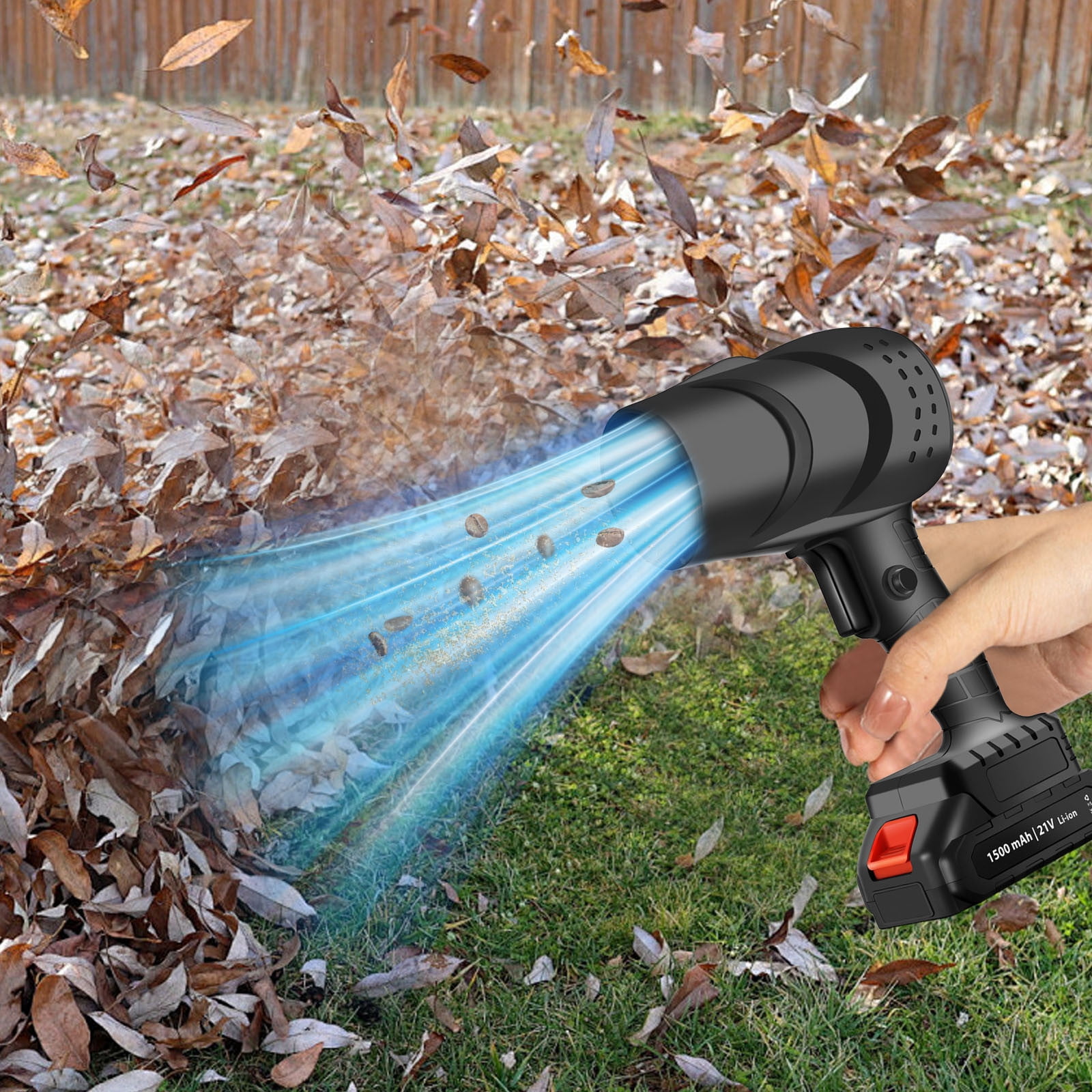 Small Cordless Leaf Blower,Handheld Electric Dust Blower, Mini Jet Dry ...